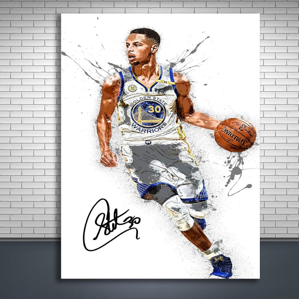 Steph Curry Poster, Golden State basketball, sport poster, Man Cave ...