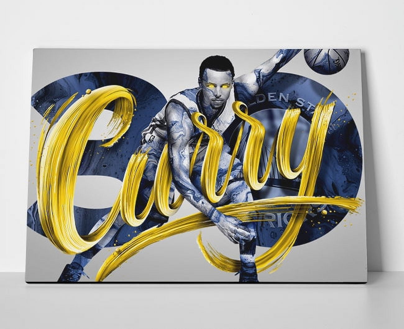 Steph Curry Poster or Wrapped Canvas - Walmart.com