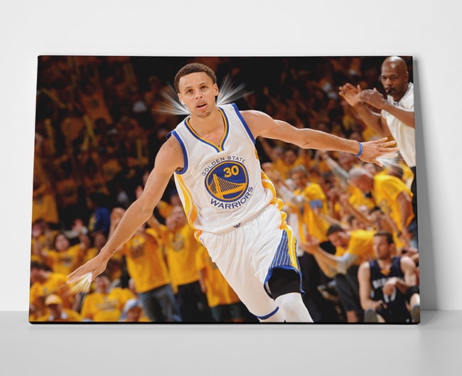 Steph Curry Shine Poster or Wrapped Canvas - Walmart.com