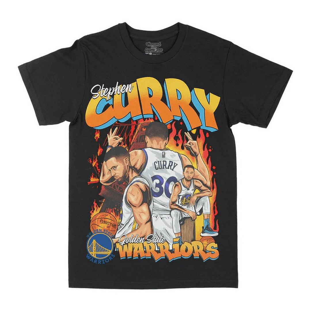 Steph Curry Warriors Graphic Tee - Walmart.com