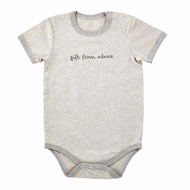 Stephan Baby 137174 Gift From Above Baby Snapshirt Cream & Grey - 0-3 ...