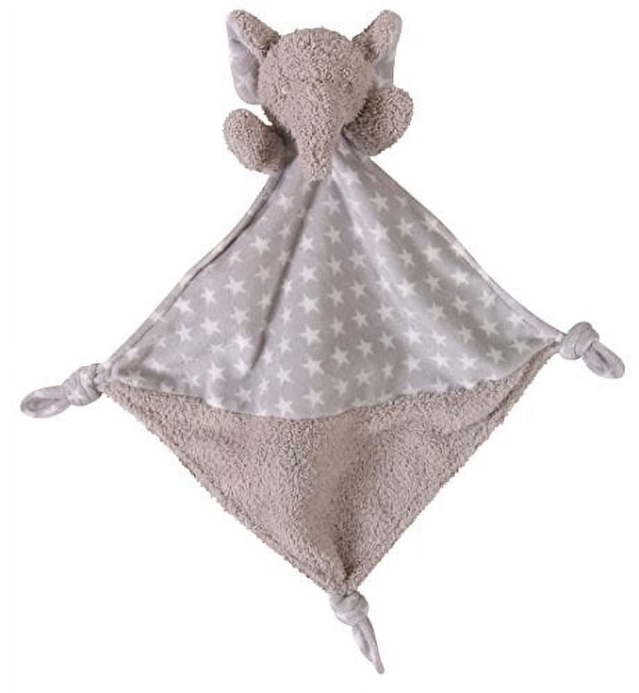 Stephan Baby Plush Knotty Animal Security Blankie, Elephant - Walmart.com