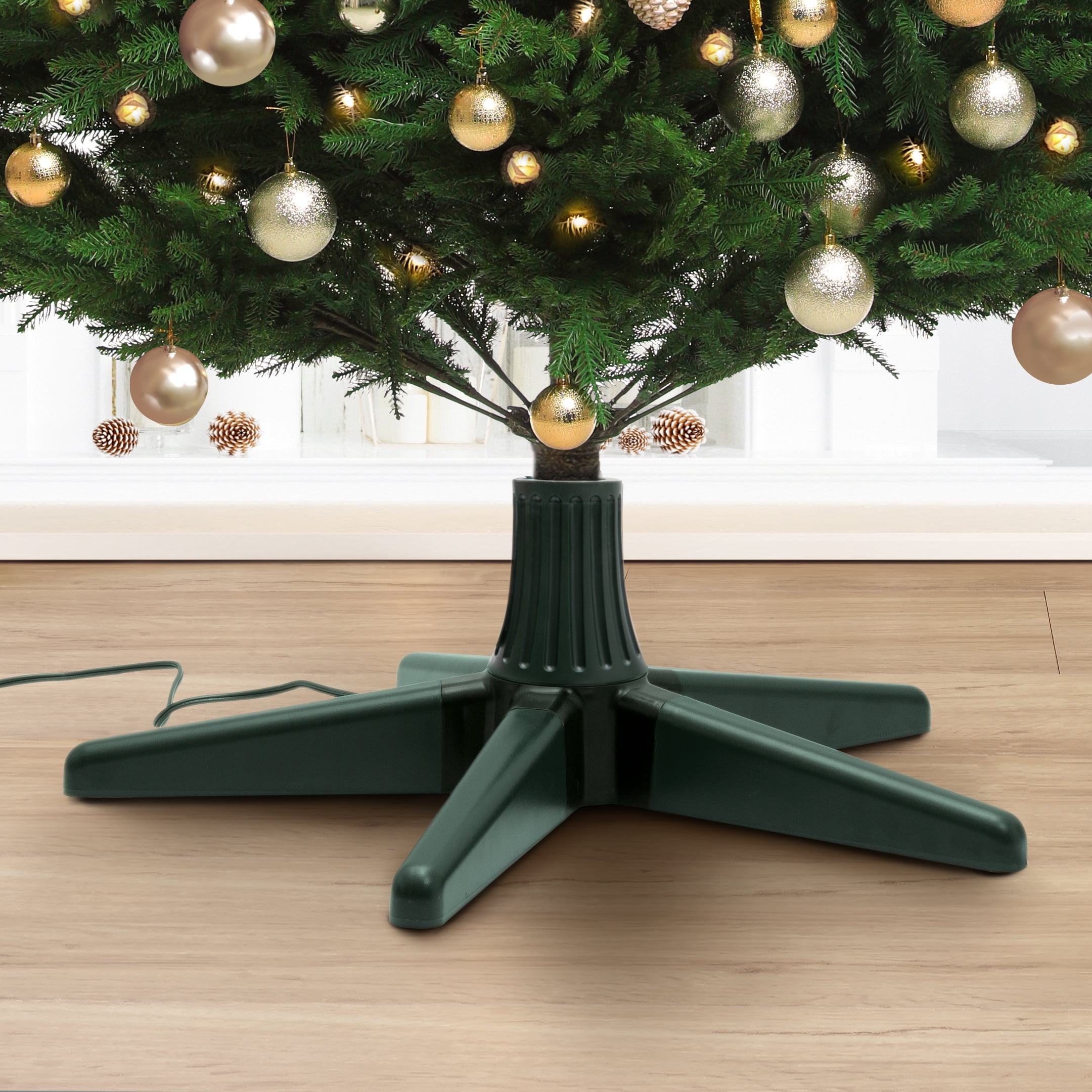 Stephan Roberts 360 Degree Rotating Christmas Tree Stand for up to 8 ft ...