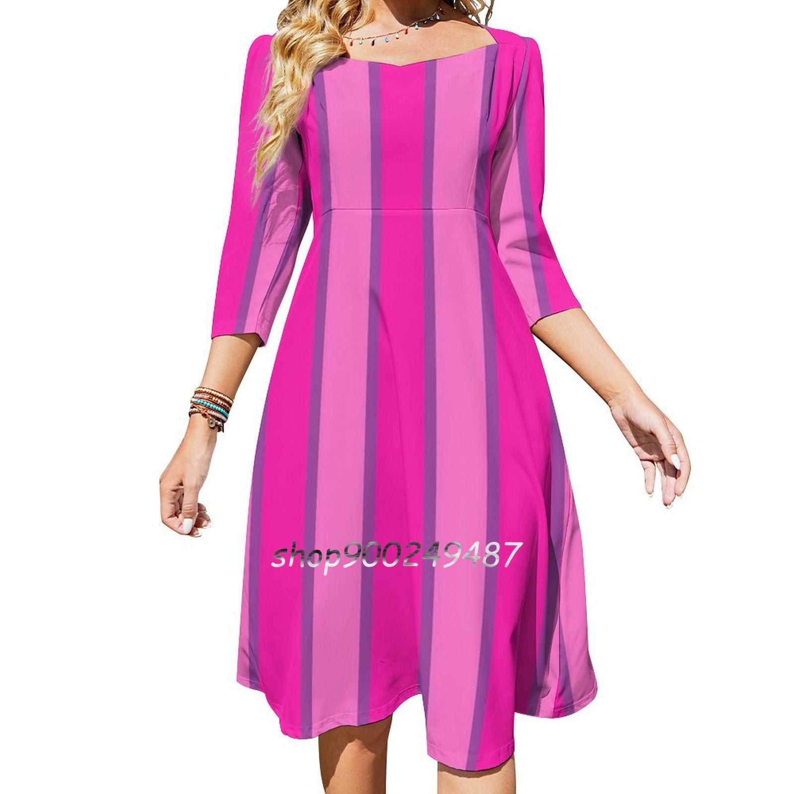 Stephanie Lazytown And Movie Costume Sweetheart Knot Flared Dress ... Stephanie Lazytown And Movie Costume Sweetheart Knot Flared Dress ...