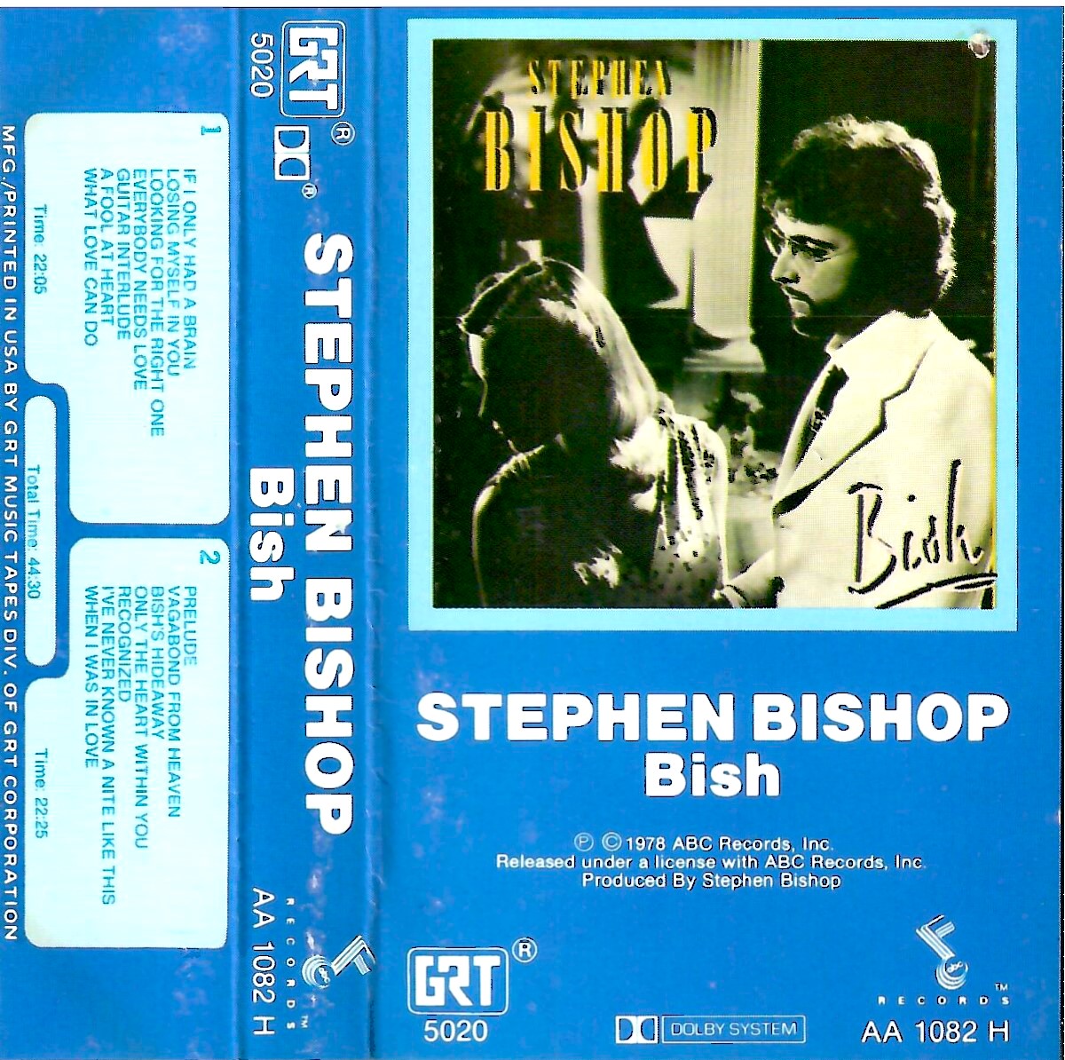 Stephen Bishop – Bish (Cassette) - Walmart.com