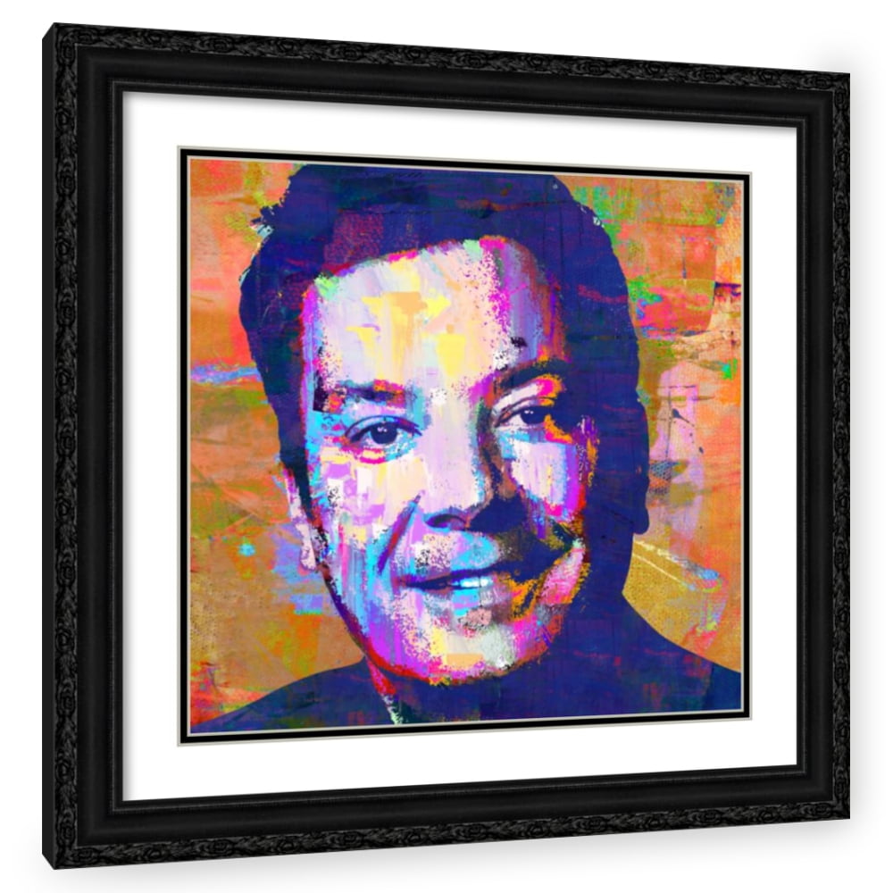 Stephen Chambers 12x12 Black Ornate Wood Framed With Double Matting ...