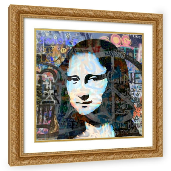 Stephen Chambers 12x12 Gold Ornate Wood Framed With Double Matting Wall ...