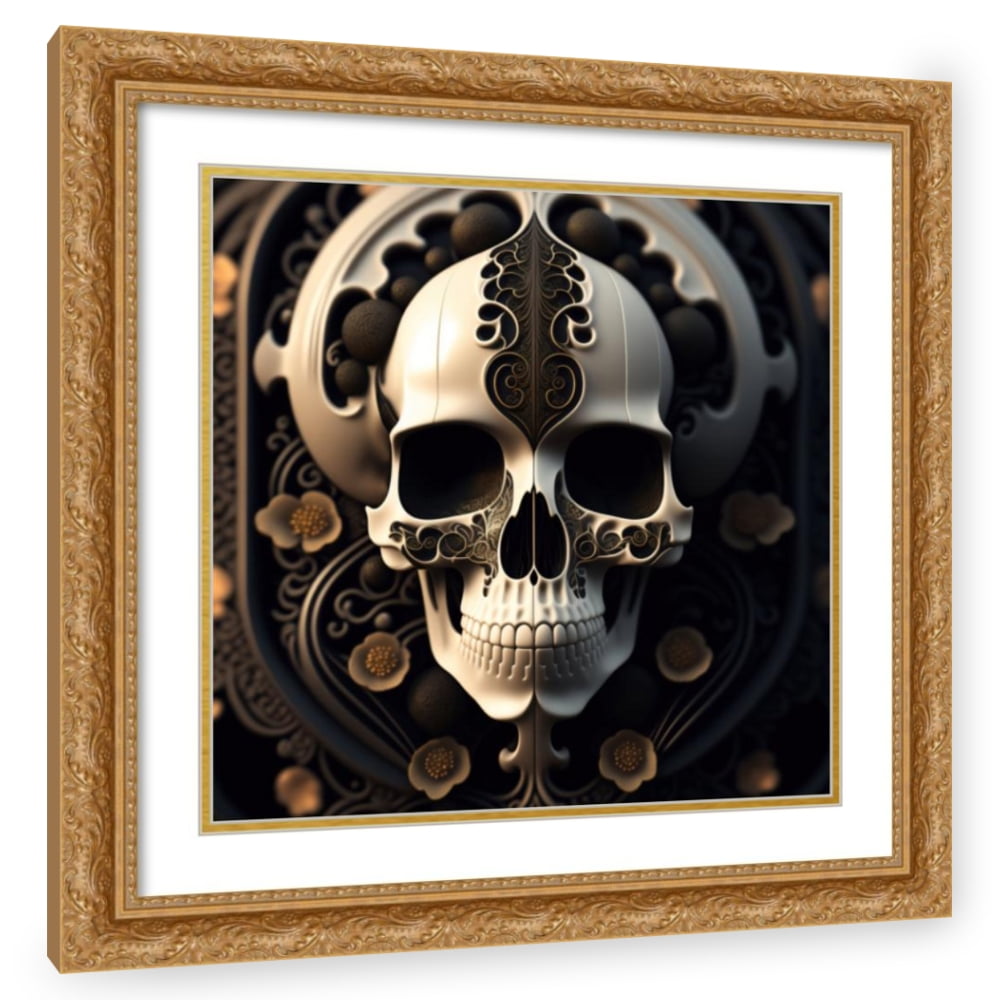 Stephen Chambers 12x12 Gold Ornate Wood Framed With Double Matting Wall ...