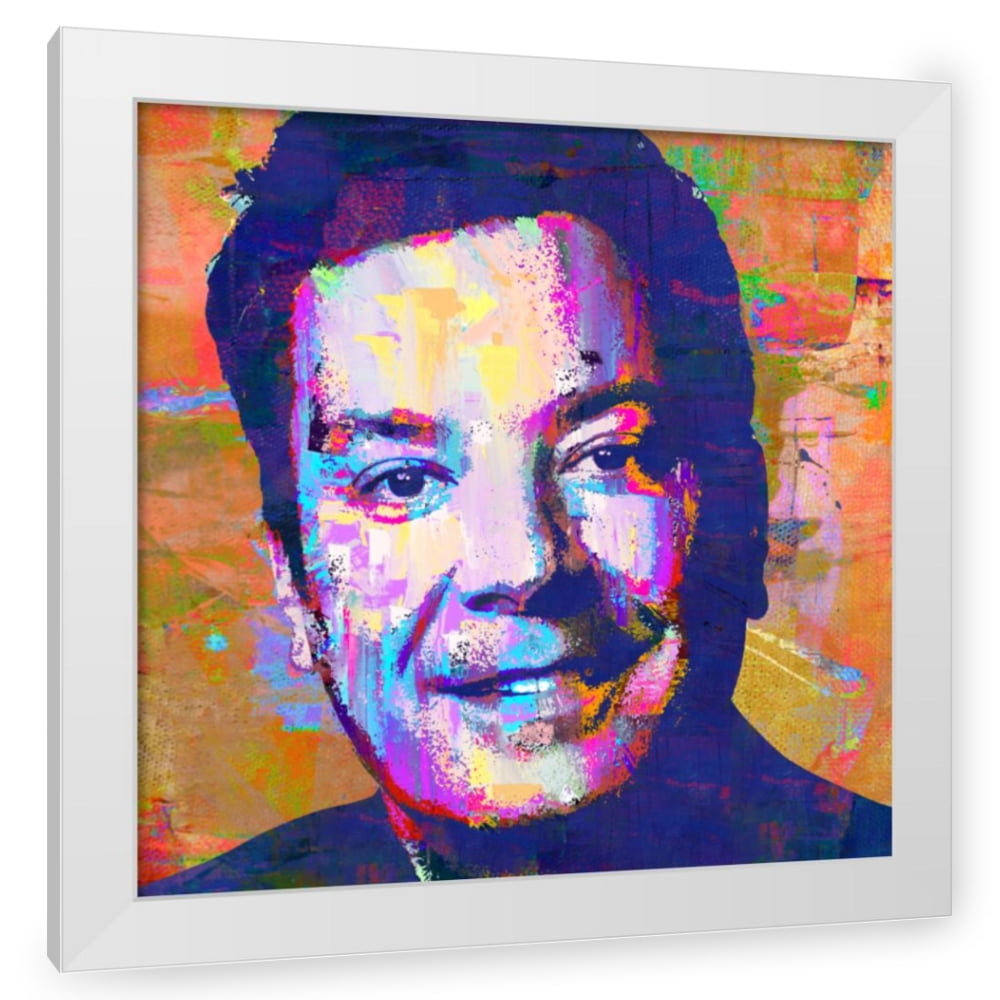 Stephen Chambers 12x12 White Modern Wood Framed Wall Art Titled - Jimmy ...