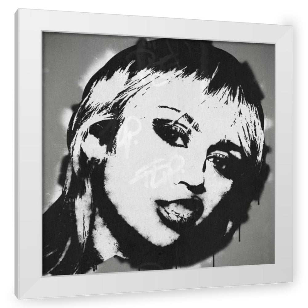 Stephen Chambers 12x12 White Modern Wood Framed Wall Art Titled - Miley ...