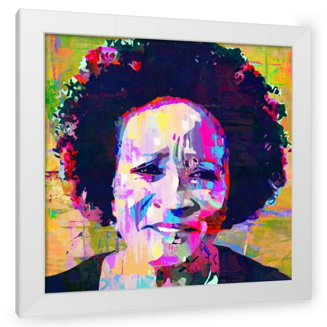 Stephen Chambers 12x12 White Modern Wood Framed Wall Art Titled - Wanda ...