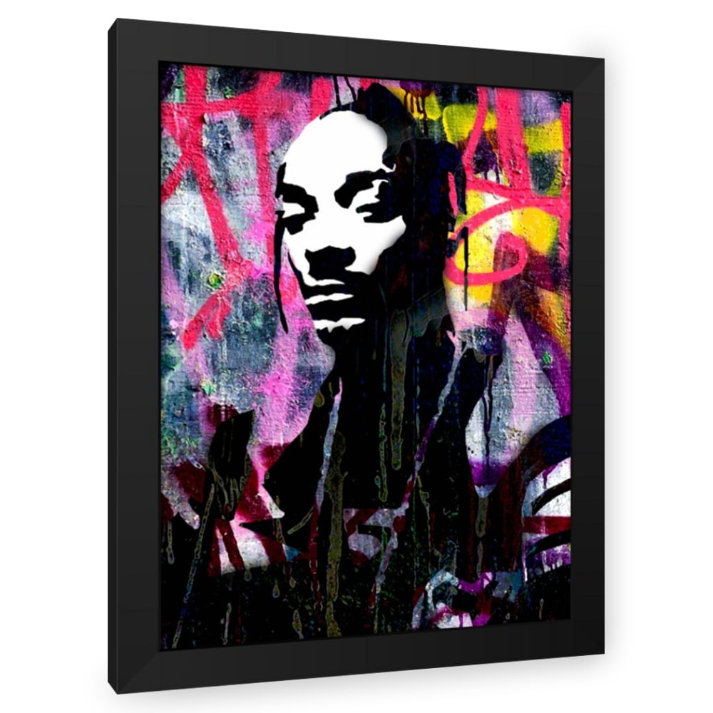Stephen Chambers 12x14 Black Modern Wood Framed Wall Art Titled - Snoop ...