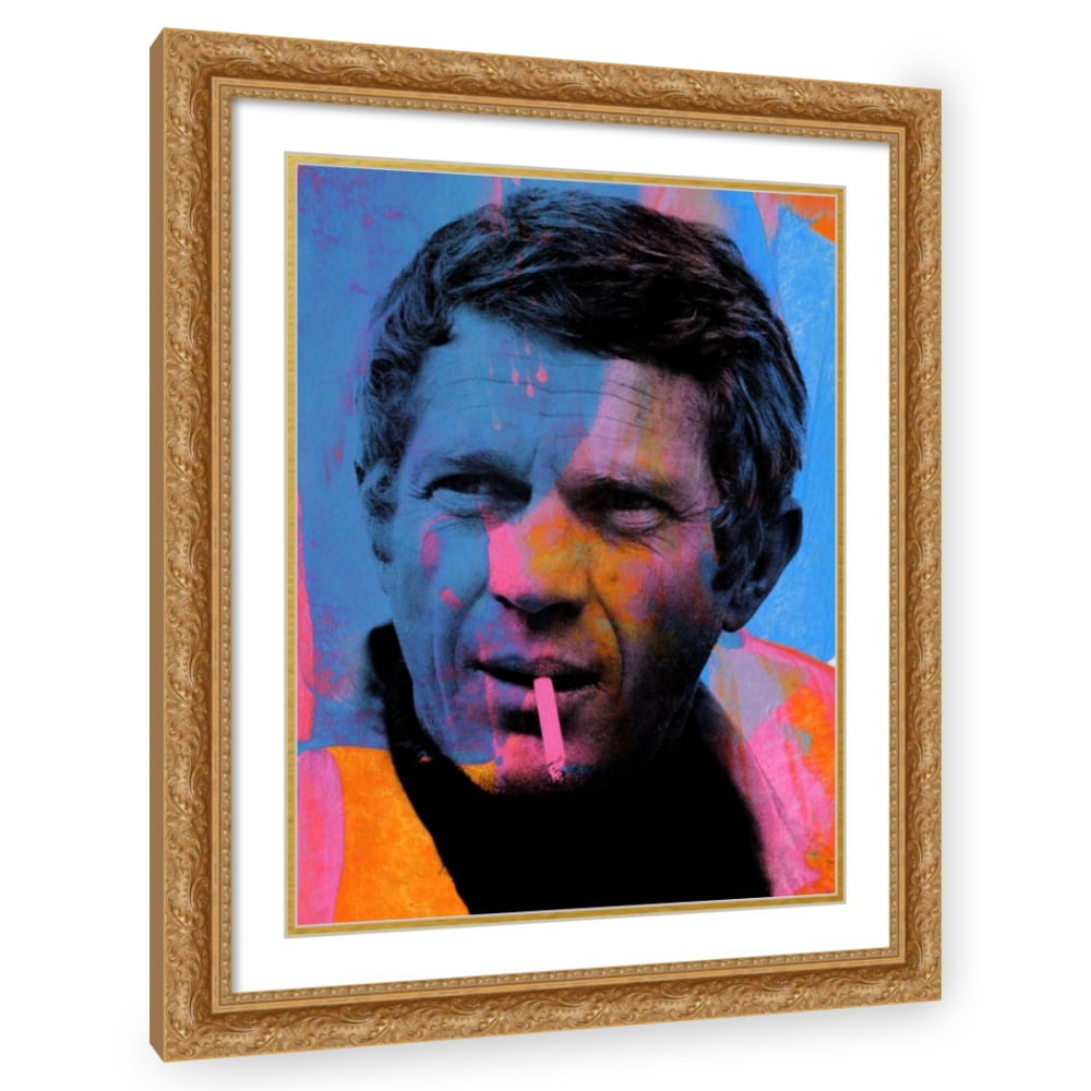 Stephen Chambers 12x14 Gold Ornate Wood Framed With Double Matting Wall Art Titled - Steve ...