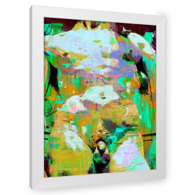 Stephen Chambers 12x14 White Modern Wood Framed Wall Art Titled ...