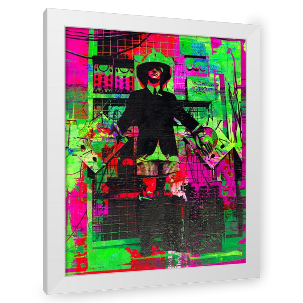 Stephen Chambers 12x14 White Modern Wood Framed Wall Art Titled - Ringo ...