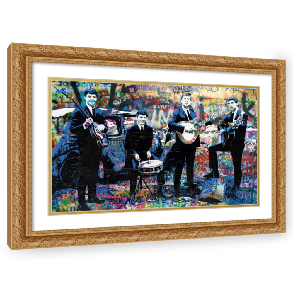 Stephen Chambers 14x10 Gold Ornate Wood Framed With Double Matting Wall Art Titled - Junkyard ...