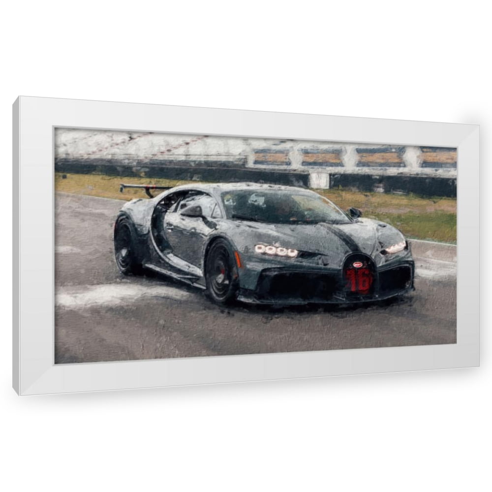 Stephen Chambers 14x10 White Modern Wood Framed Wall Art Titled ...