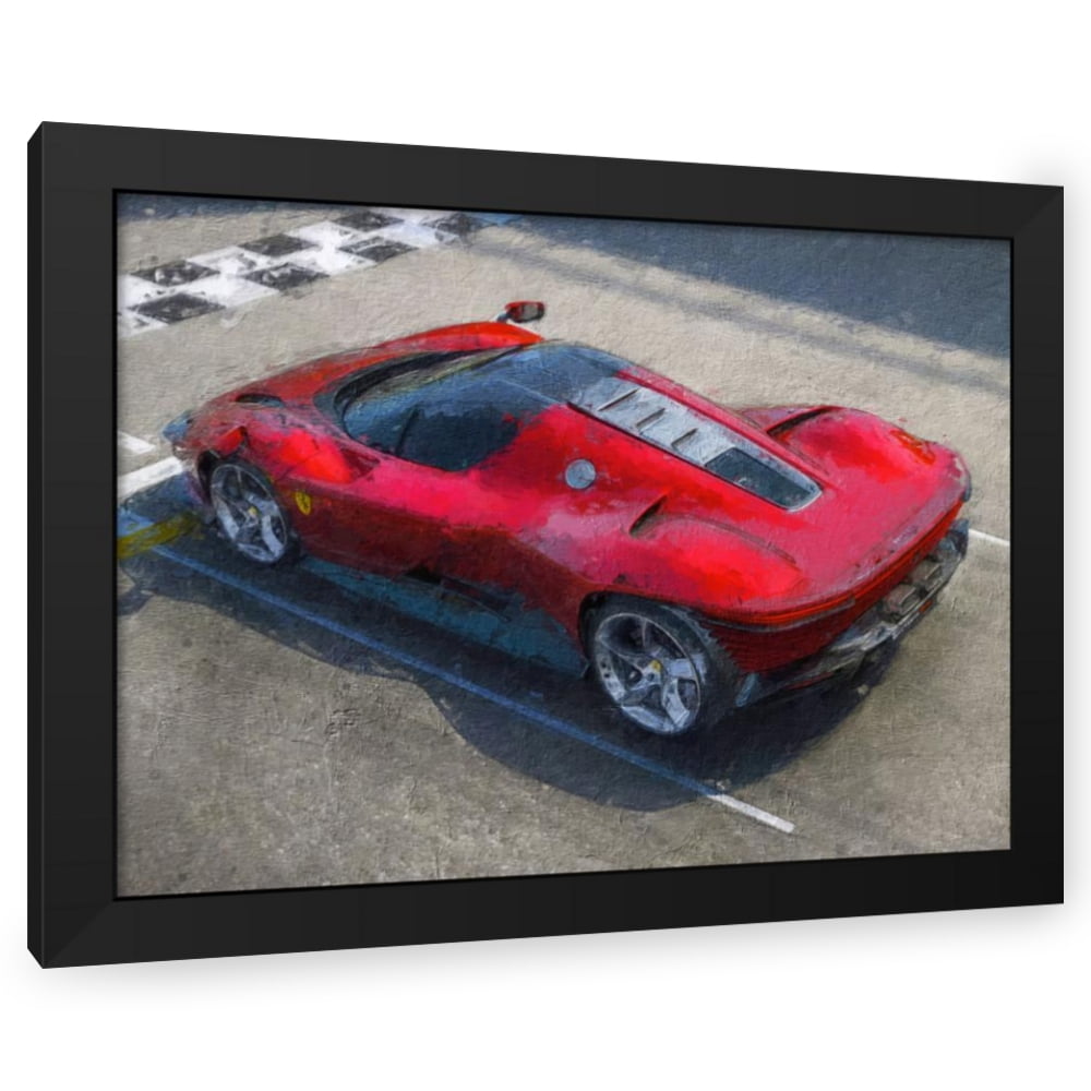 Stephen Chambers 14x12 Black Modern Wood Framed Wall Art Titled ...