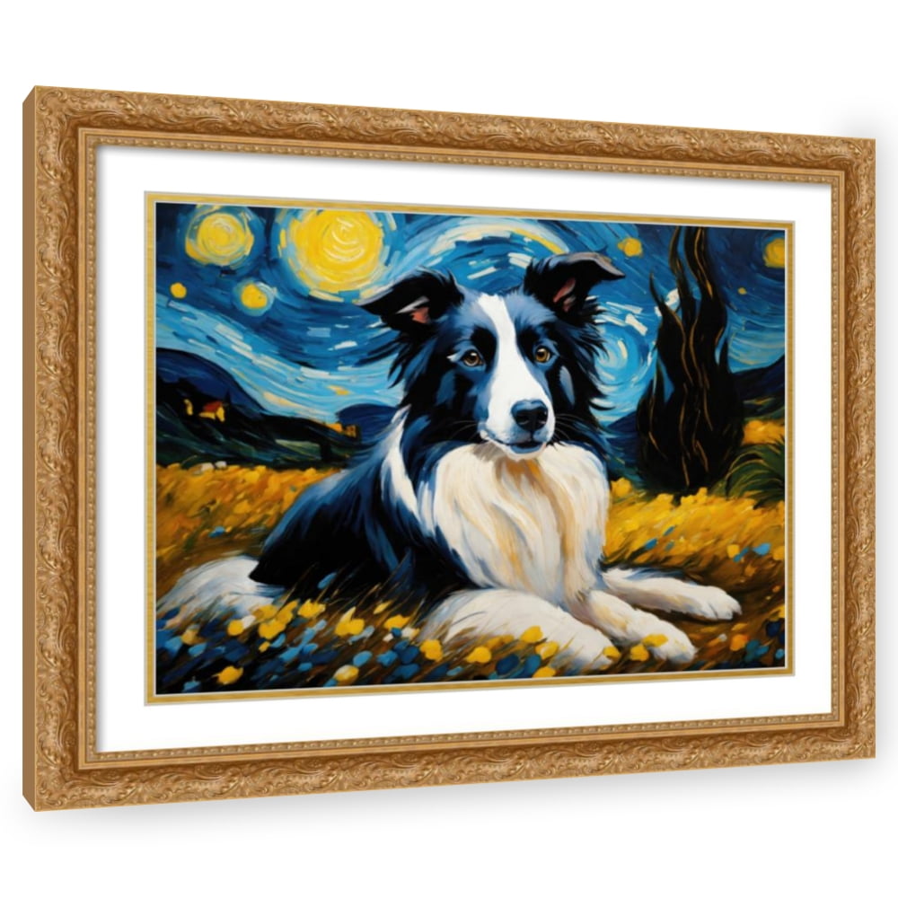 Stephen Chambers 14x12 Gold Ornate Wood Framed With Double Matting Wall ...