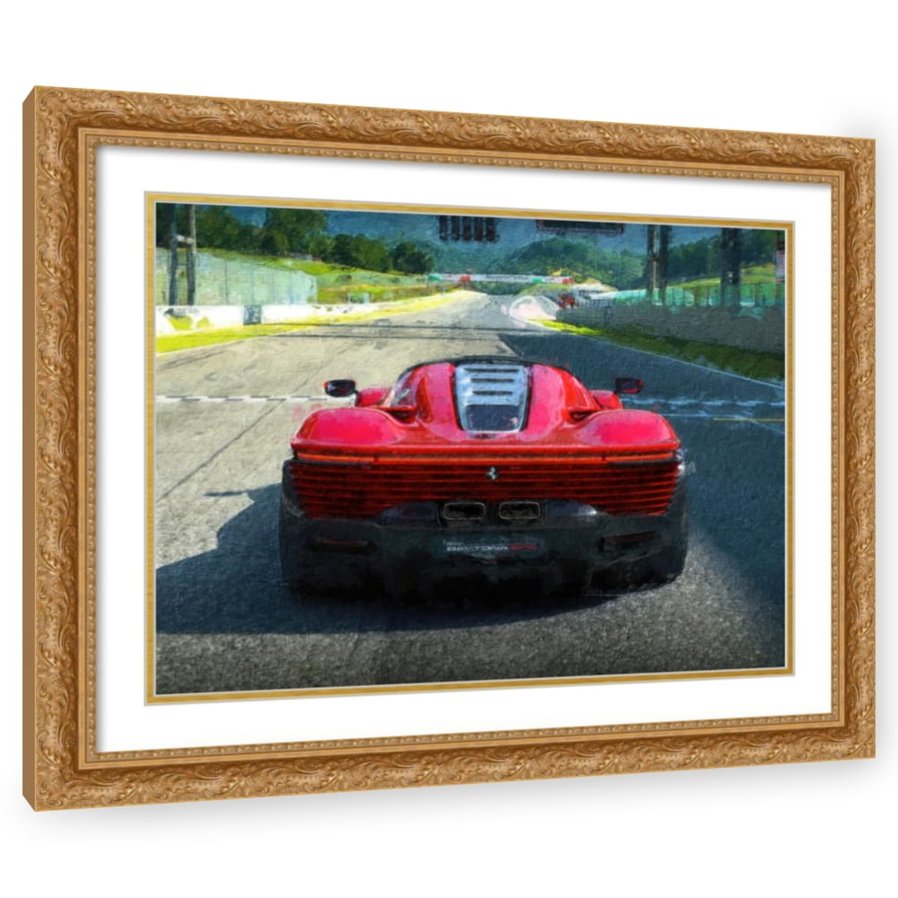 Stephen Chambers 14x12 Gold Ornate Wood Framed With Double Matting Wall ...