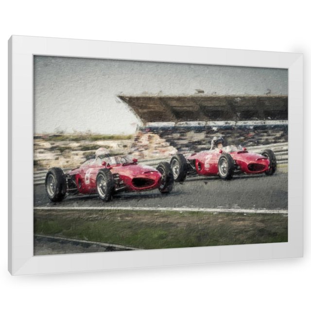 Stephen Chambers 14x12 White Modern Wood Framed Wall Art Titled ...