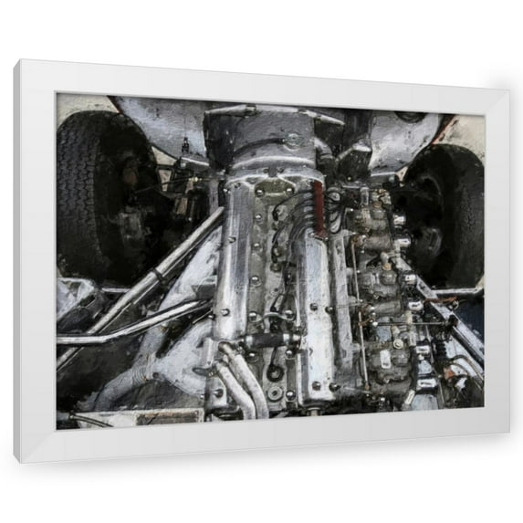 Stephen Chambers 14x12 White Modern Wood Framed Wall Art Titled ...
