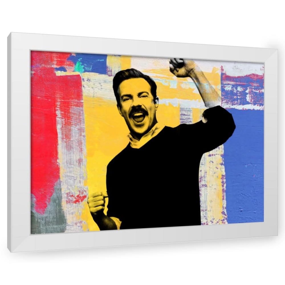 Stephen Chambers 14x12 White Modern Wood Framed Wall Art Titled - Ted ...