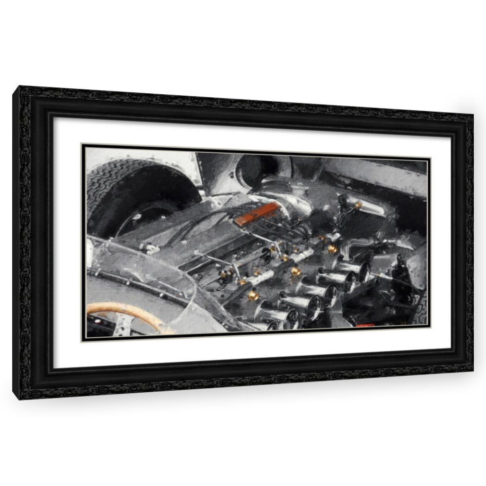 Stephen Chambers 14x9 Black Ornate Wood Framed With Double Matting Wall ...