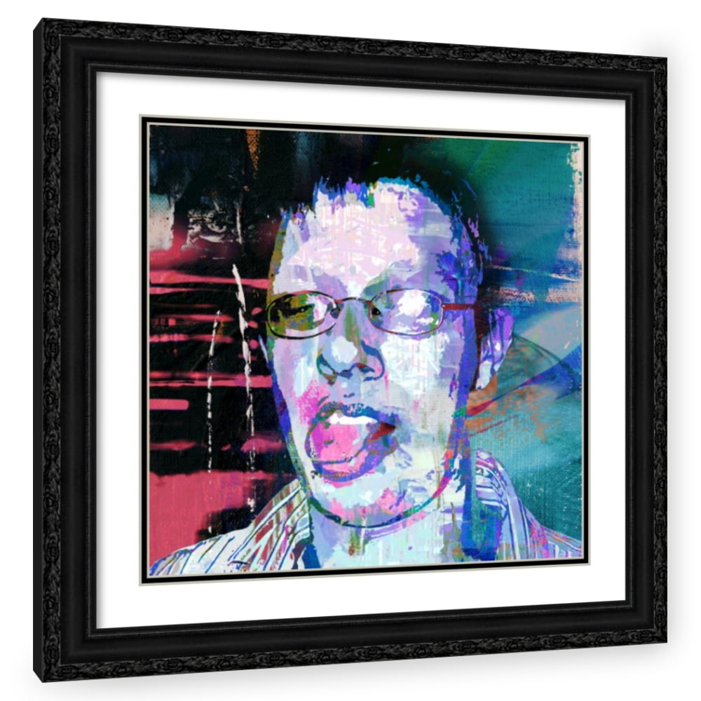 Stephen Chambers 15x15 Black Ornate Wood Framed With Double Matting ...