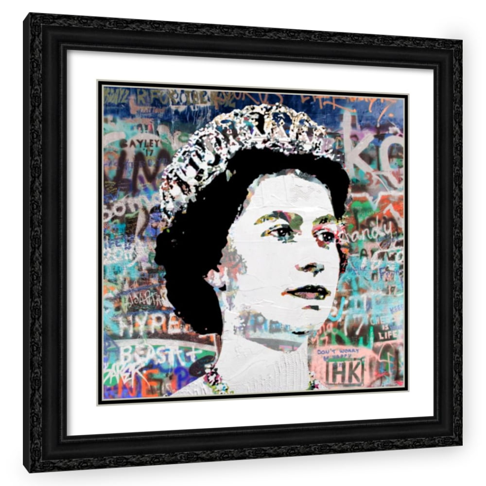 Stephen Chambers 15x15 Black Ornate Wood Framed With Double Matting ...