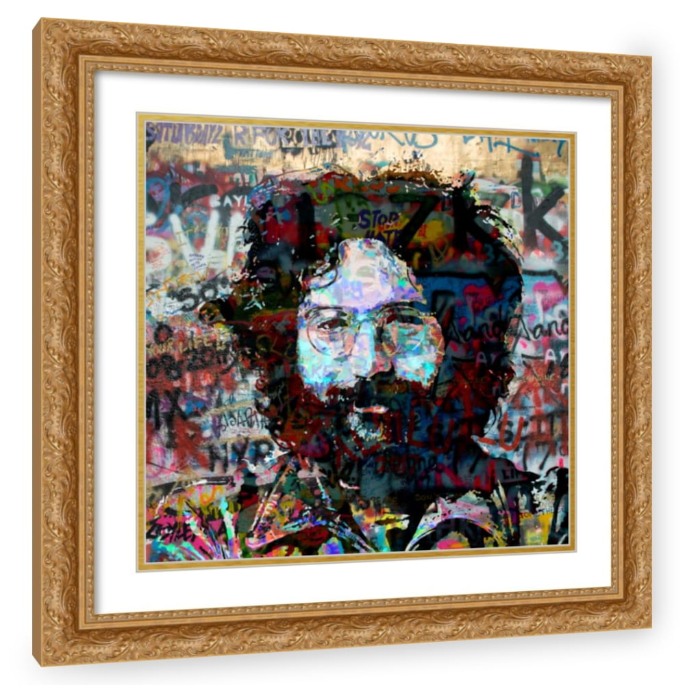 Stephen Chambers 15x15 Gold Ornate Wood Framed With Double Matting Wall Art Titled - Jerry ...