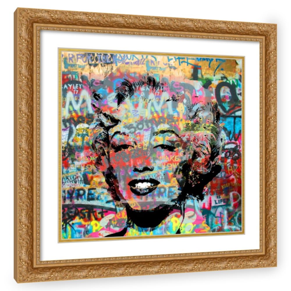 Stephen Chambers 15x15 Gold Ornate Wood Framed With Double Matting Wall ...