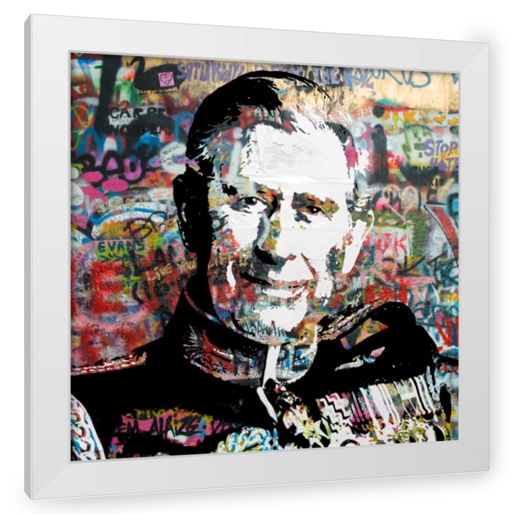 Stephen Chambers 15x15 White Modern Wood Framed Wall Art Titled - King ...