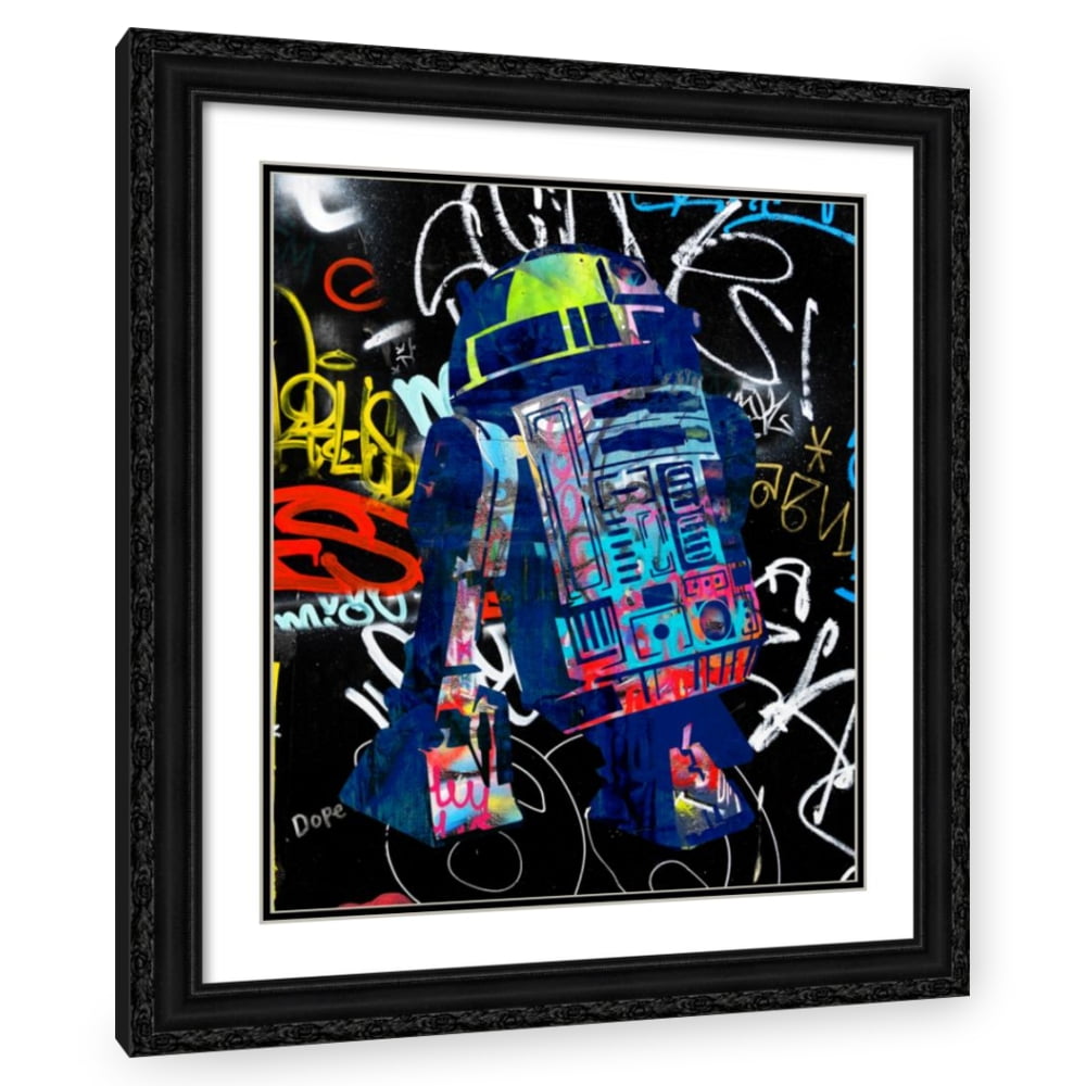 Stephen Chambers 15x17 Black Ornate Wood Framed With Double Matting ...