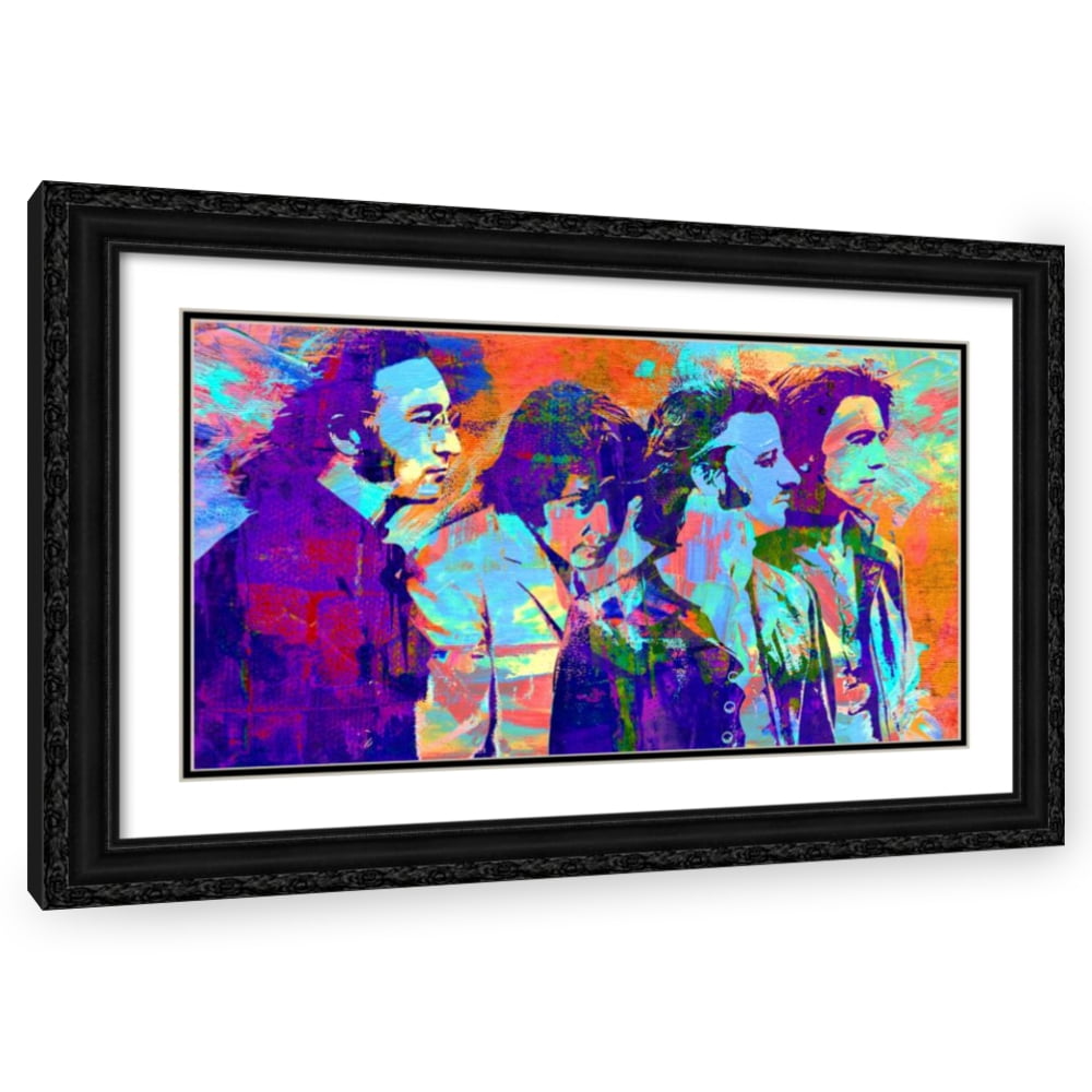 Stephen Chambers 18x12 Black Ornate Wood Framed With Double Matting ...