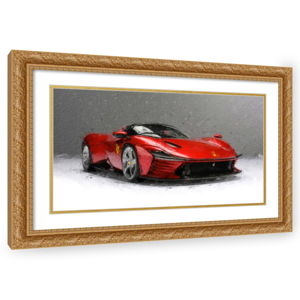 Stephen Chambers 18x12 Gold Ornate Wood Framed With Double Matting Wall ...