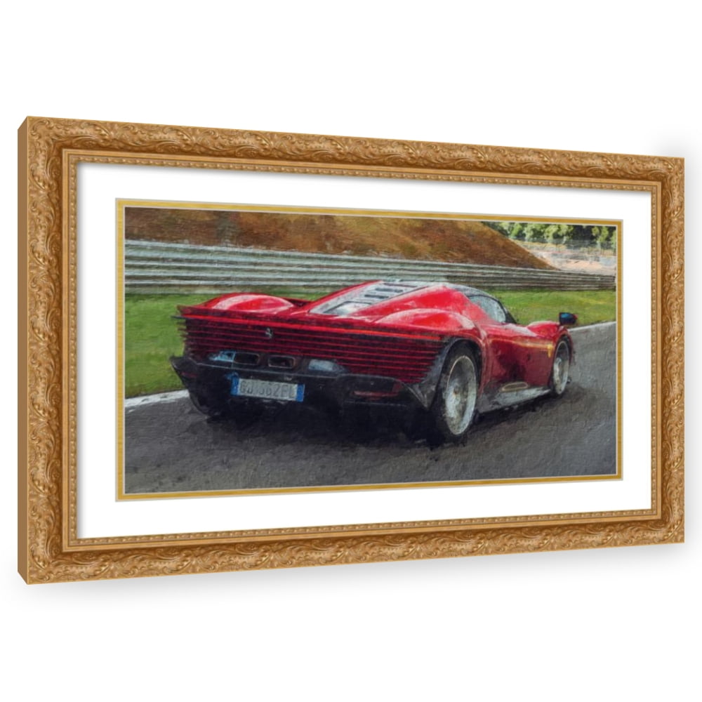 Stephen Chambers 18x12 Gold Ornate Wood Framed With Double Matting Wall ...