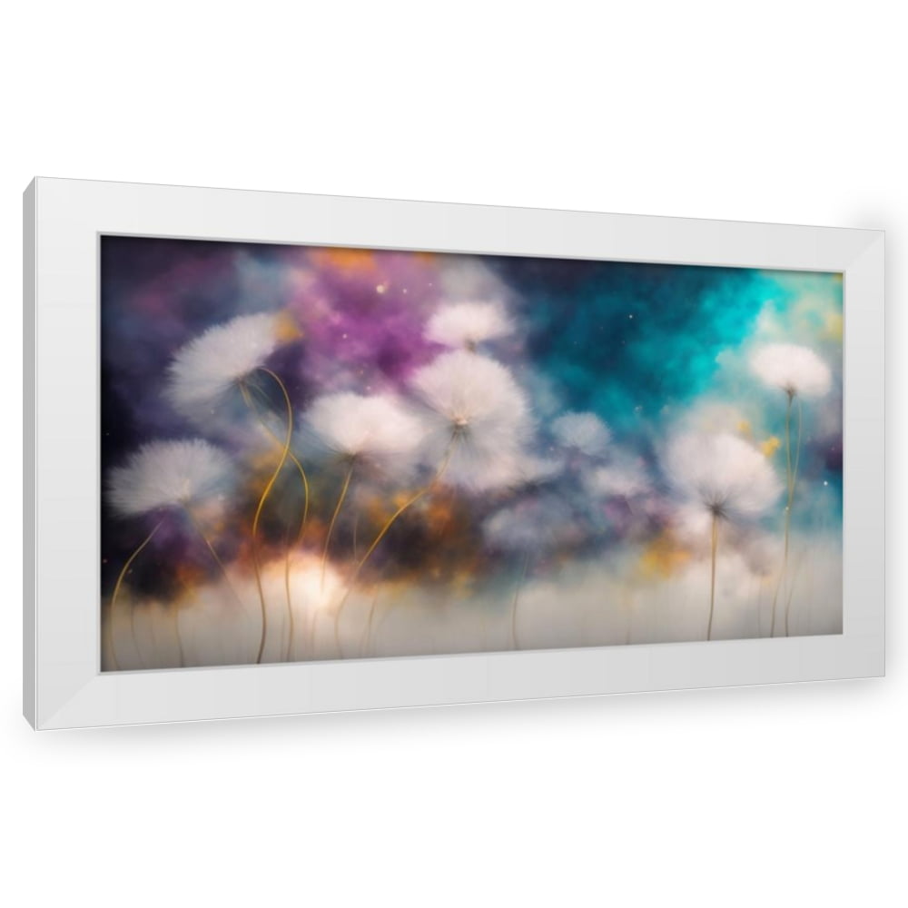 Stephen Chambers 18x12 White Modern Wood Framed Wall Art Titled ...