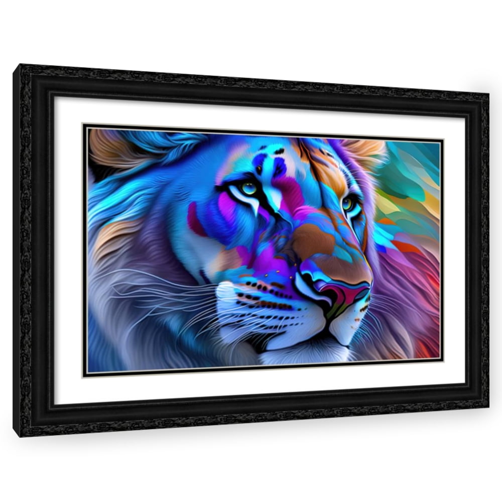 Stephen Chambers 18x13 Black Ornate Wood Framed With Double Matting ...