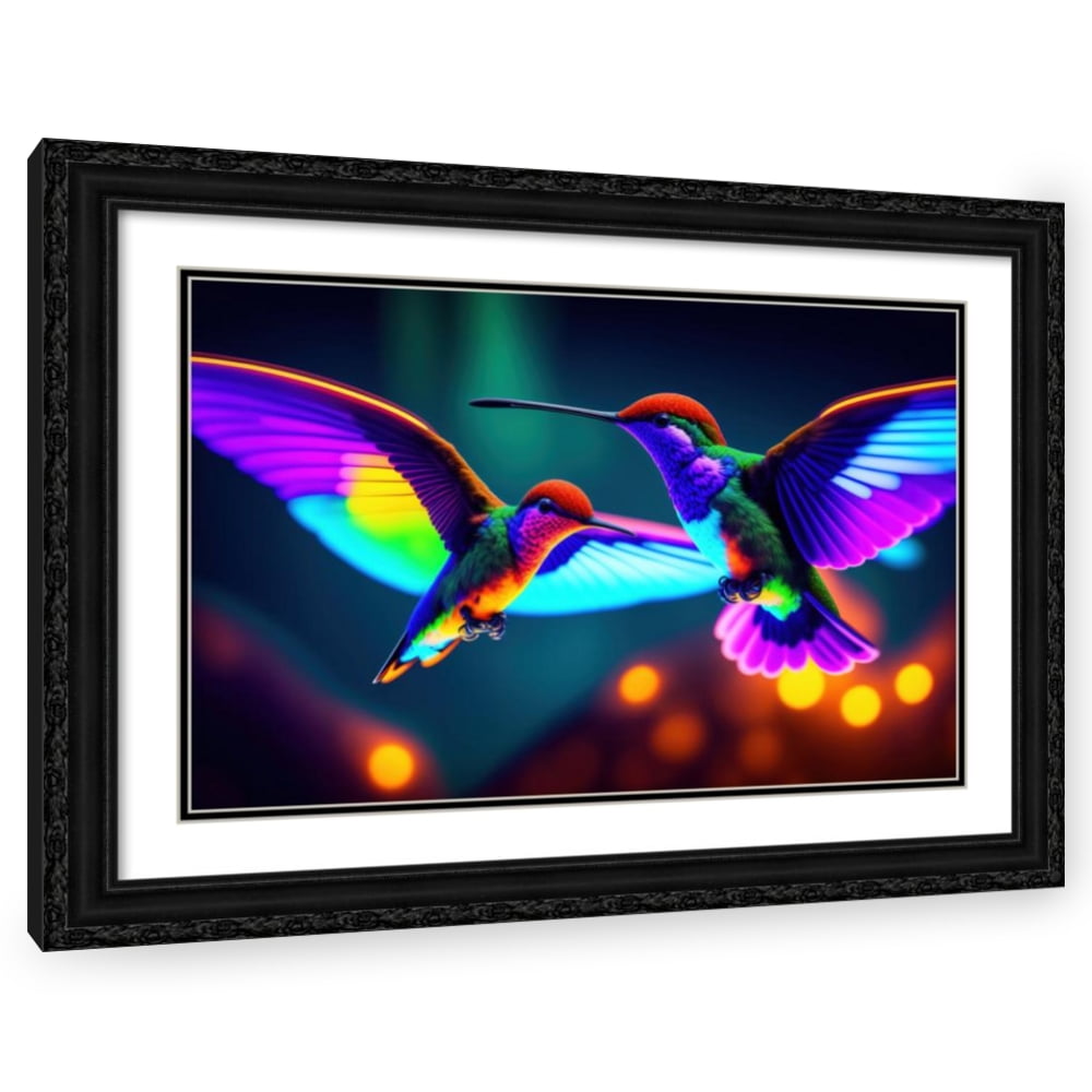 Stephen Chambers 18x13 Black Ornate Wood Framed With Double Matting ...