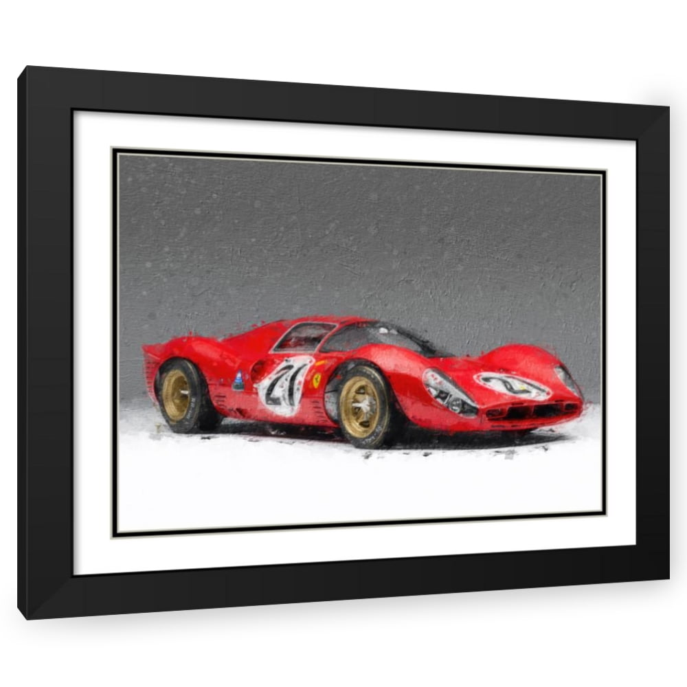 Stephen Chambers 18x15 Black Ornate Wood Framed With Double Matting ...