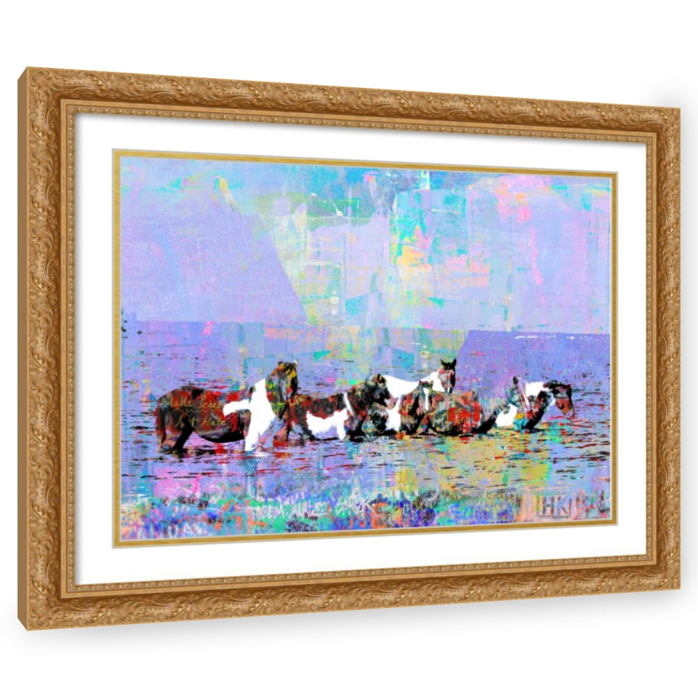 Stephen Chambers 18x15 Gold Ornate Wood Framed With Double Matting Wall ...