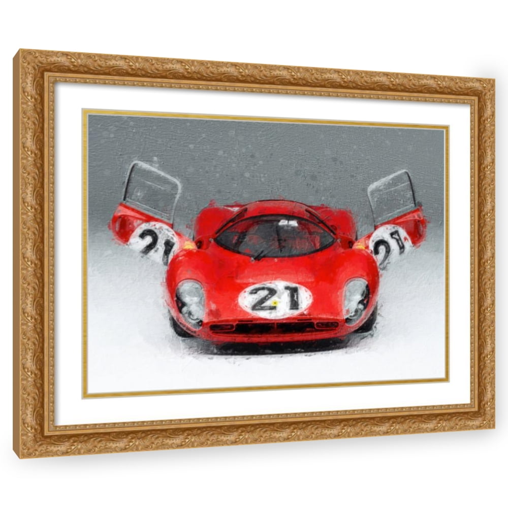 Stephen Chambers 18x15 Gold Ornate Wood Framed With Double Matting Wall ...