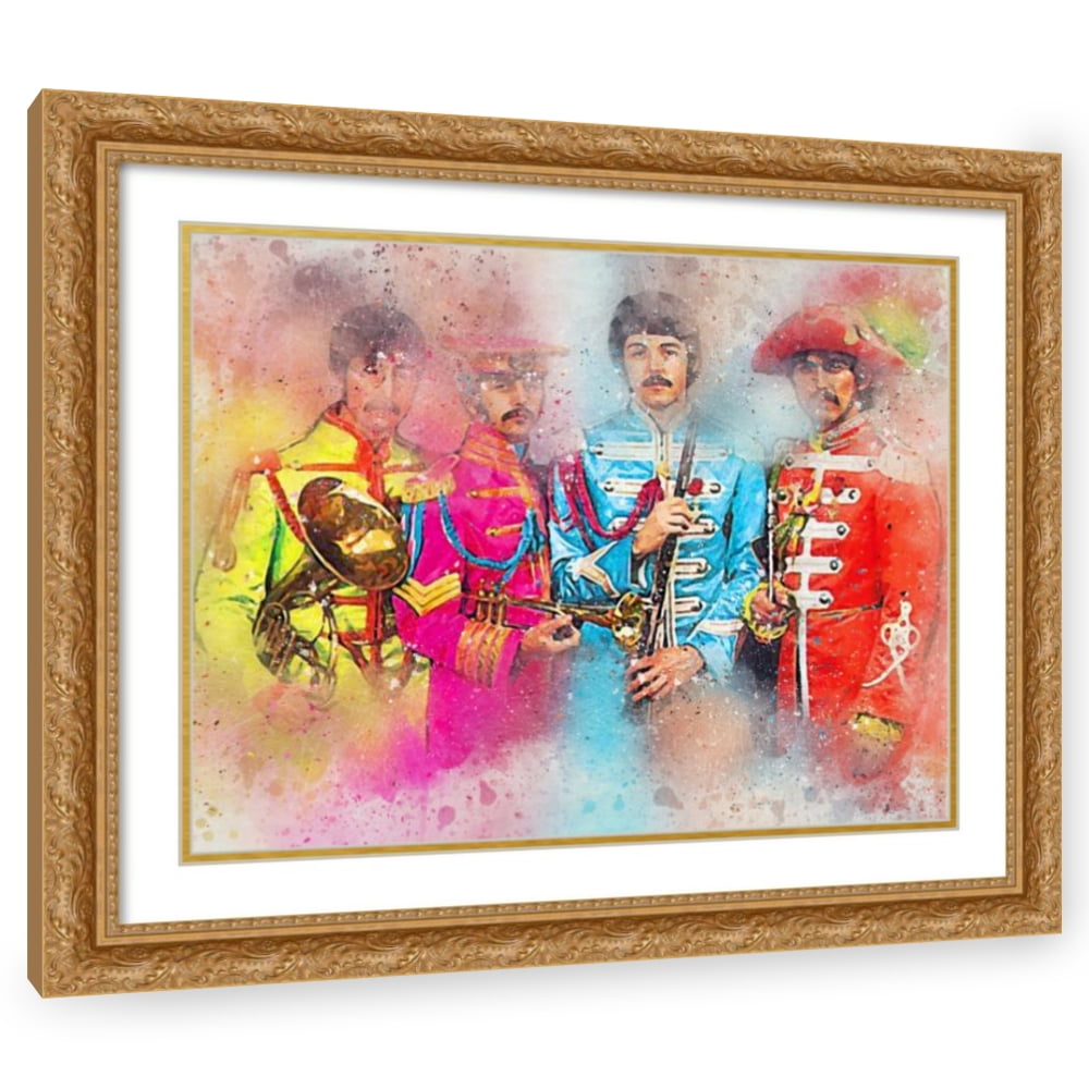 Stephen Chambers 18x15 Gold Ornate Wood Framed With Double Matting Wall ...