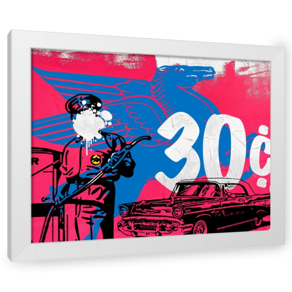Stephen Chambers 18x15 White Modern Wood Framed Wall Art Titled - 30 ...