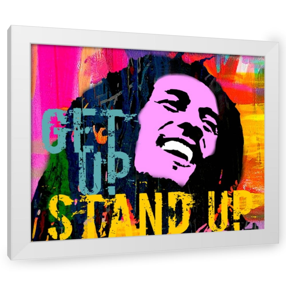 Stephen Chambers 18x15 White Modern Wood Framed Wall Art Titled - Getup ...