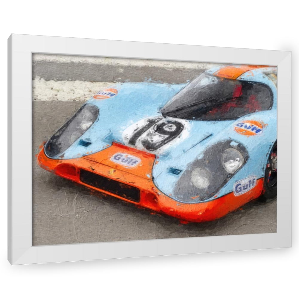 Stephen Chambers 18x15 White Modern Wood Framed Wall Art Titled ...