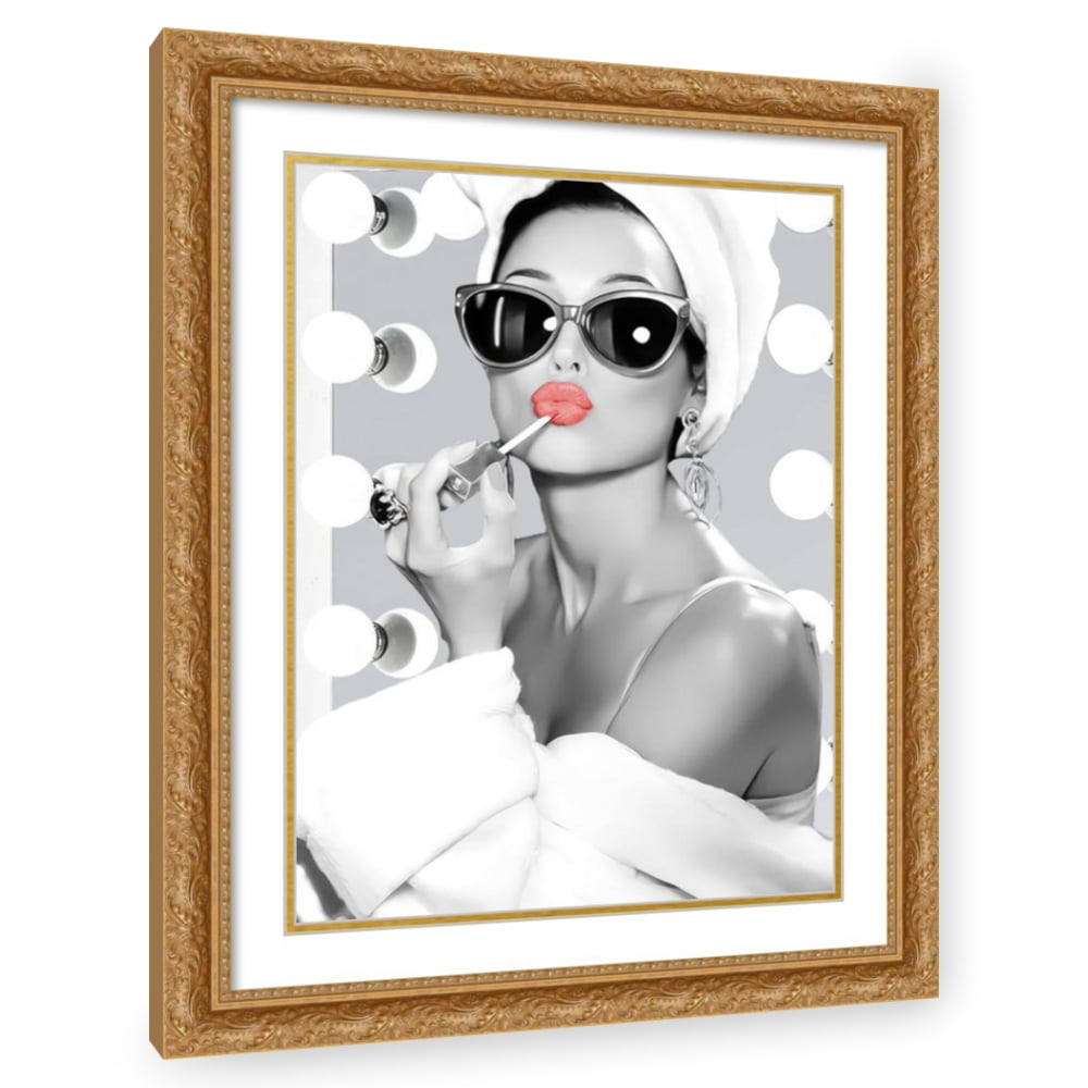 Stephen Chambers 19x24 Gold Ornate Wood Framed With Double Matting Wall Art Titled - Audrey ...