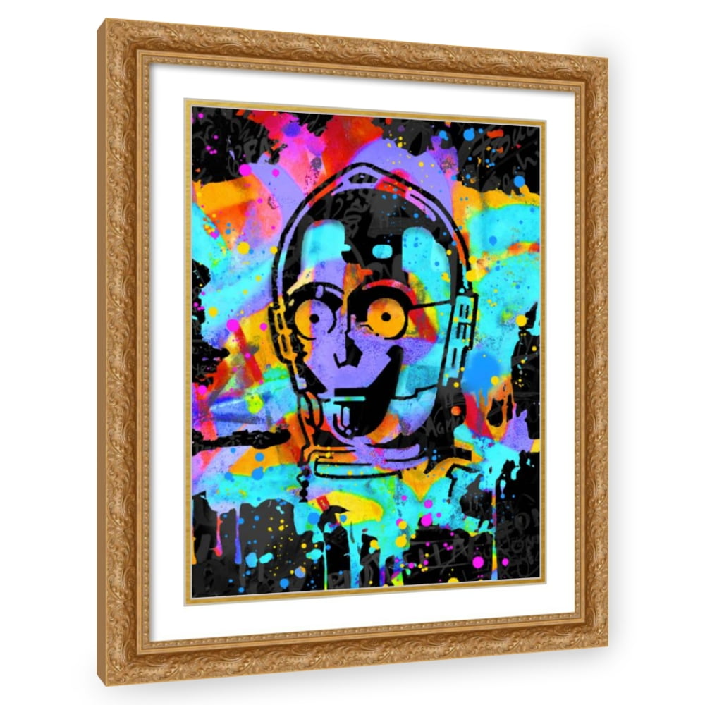 Stephen Chambers 19x24 Gold Ornate Wood Framed With Double Matting Wall ...