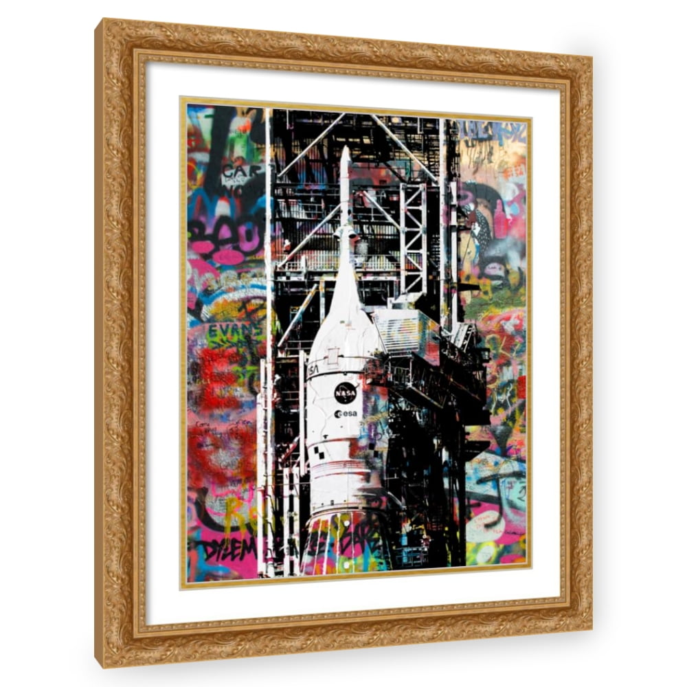 Stephen Chambers 19x24 Gold Ornate Wood Framed With Double Matting Wall ...